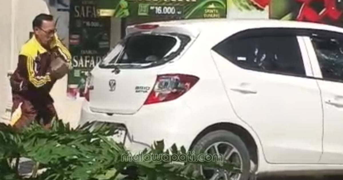Viral di Medsos, Mobil Honda Brio Milik Sang Istri Dirusak sang Suami ...